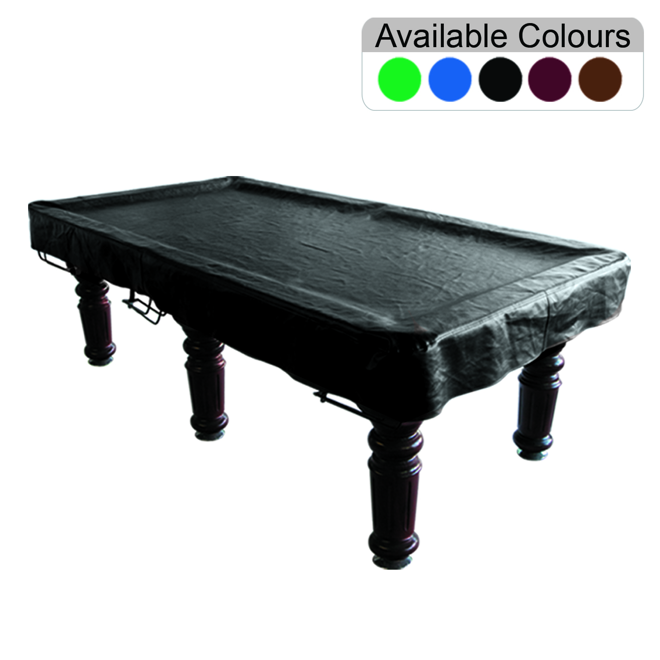 Weighted Corner Cover 8-Foot Clear Vinyl Pool Table Cover With Weighted ...