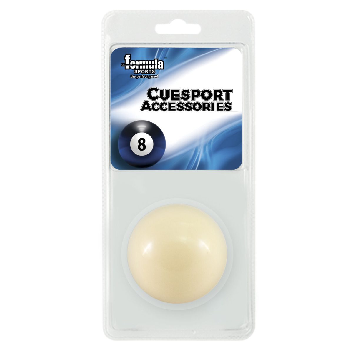 Standard White Cue Pool Ball - Billiard Blitz